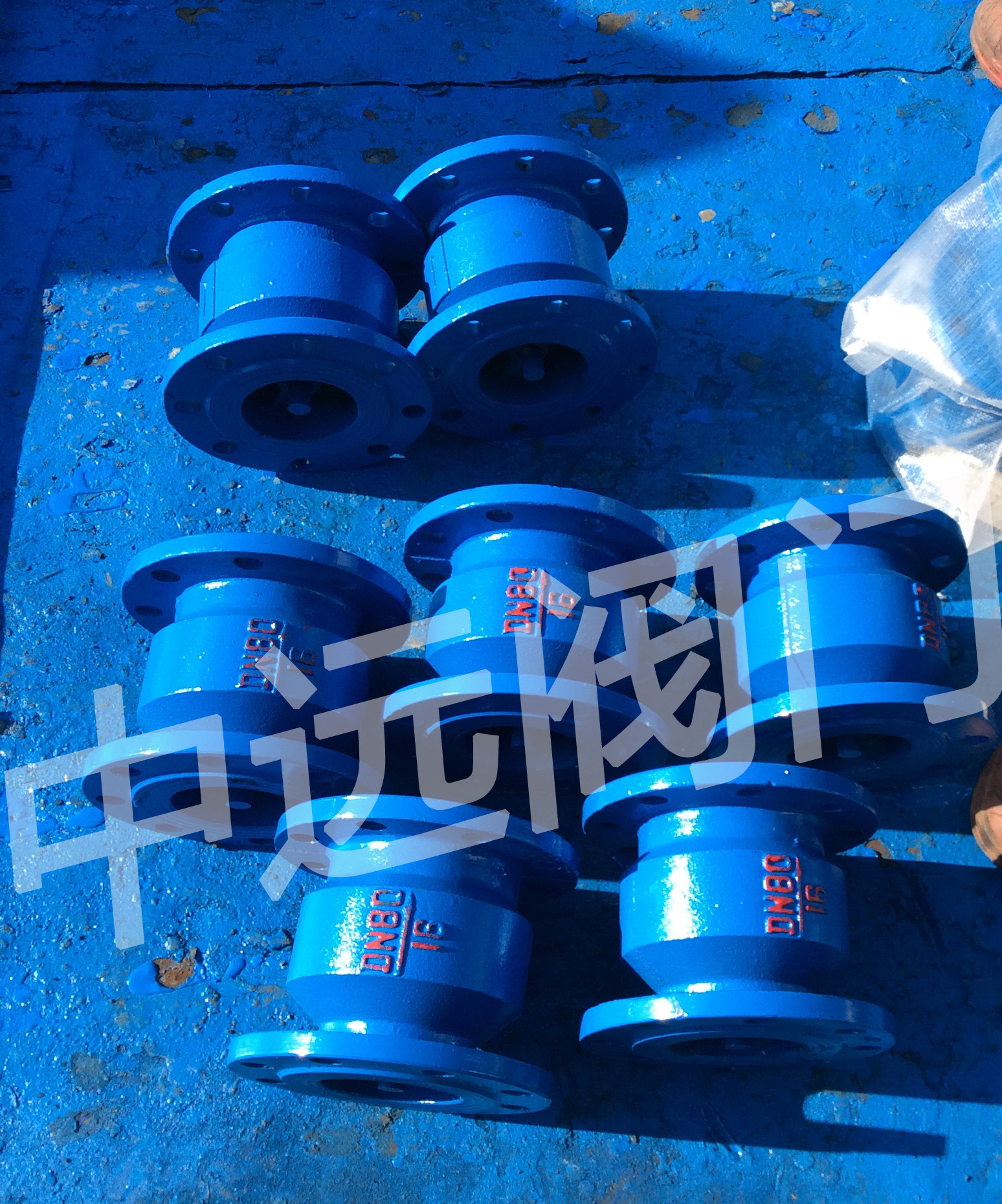 厂家直销阀门止回阀法兰铸铁立式消音止回阀 H42X-16 DN40 - 阀批发网