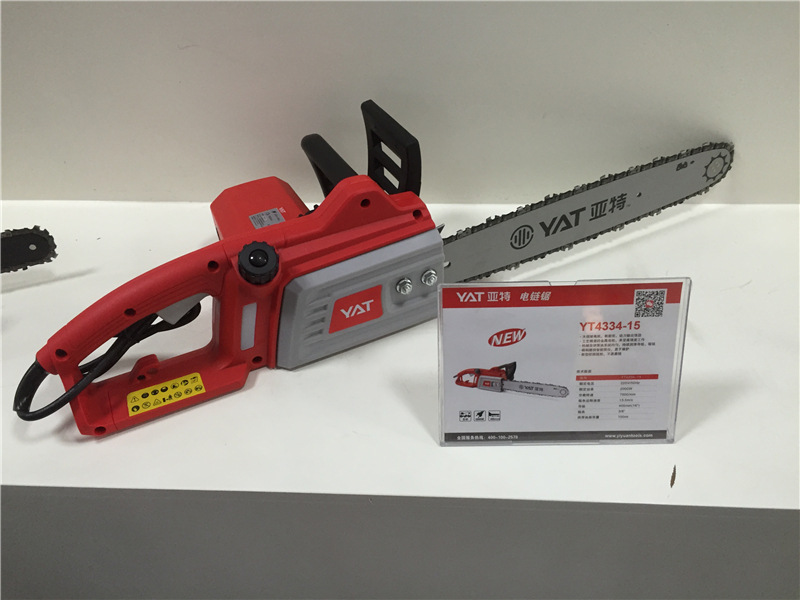 厂家供应正品亚特园林工具YT4334-15农林家用木工电链锯 伐木锯 - 机械设备批发网