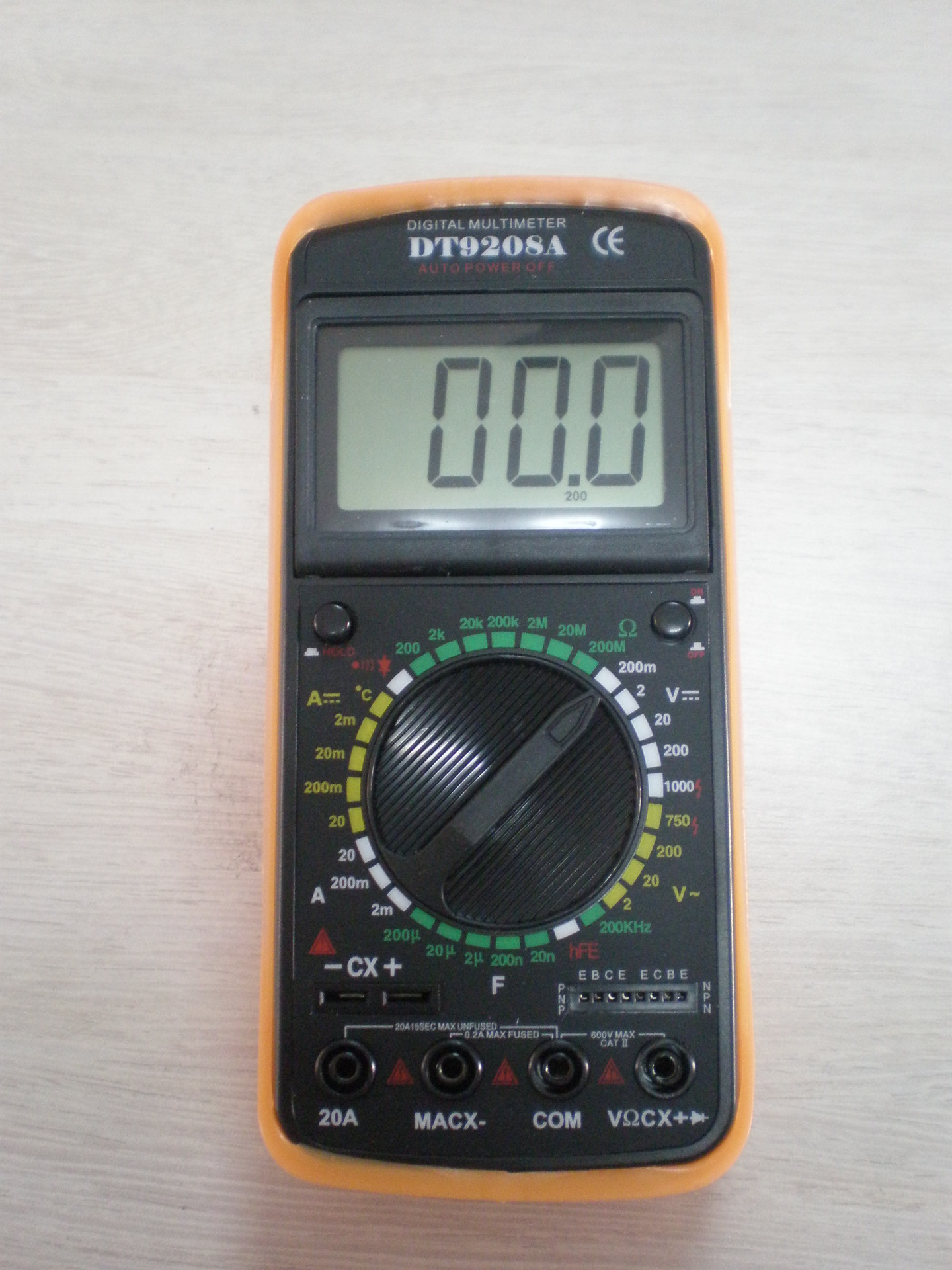 dt9208万用表v片图解-千图网