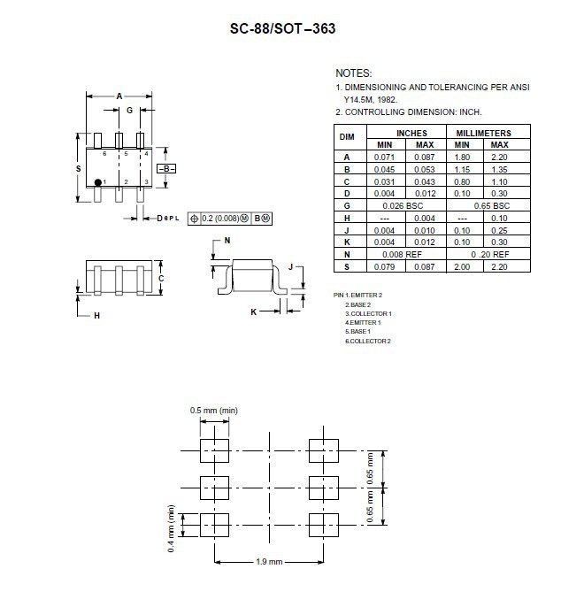 sot363封装尺寸图-千图网