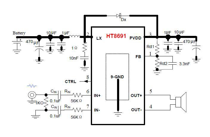 ht8691电路图-千图网