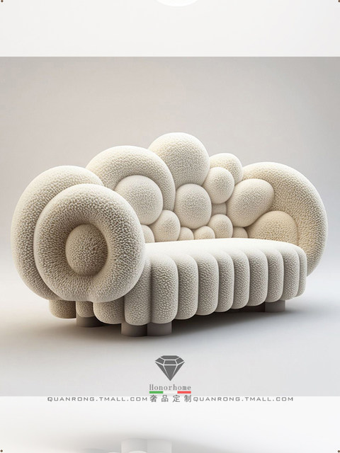Cream style sofa personality, new creative sofa for 3 people, Wasabi ...