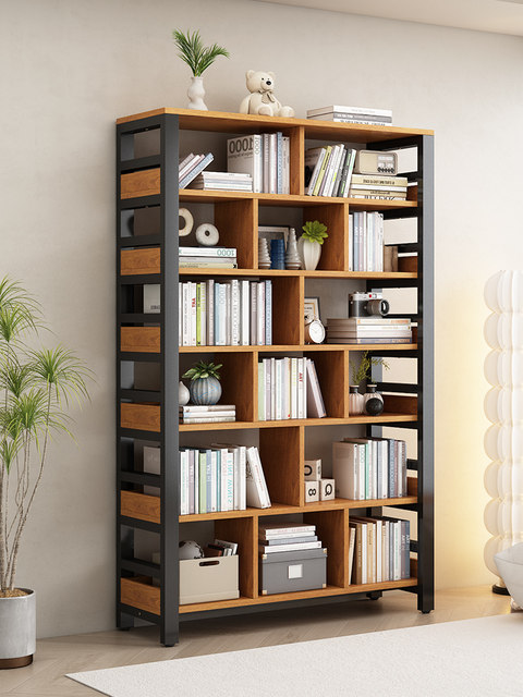 Internet celebrity bookcase partition storage rack floor-standing ...