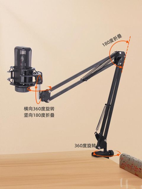 Levitt microphone shock-proof stand cantilever live singing multi ...