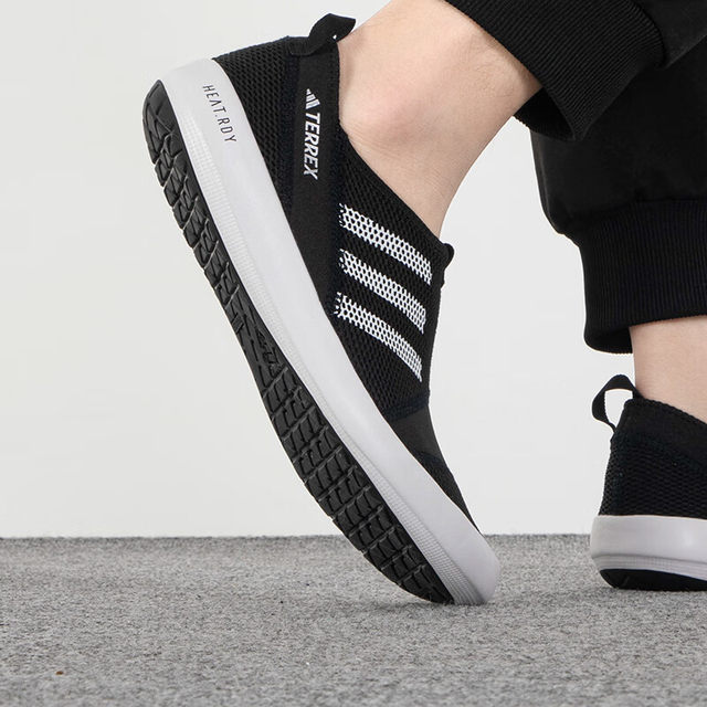 Adidas men's shoes 2025 summer new sports shoes mesh breathable water ...