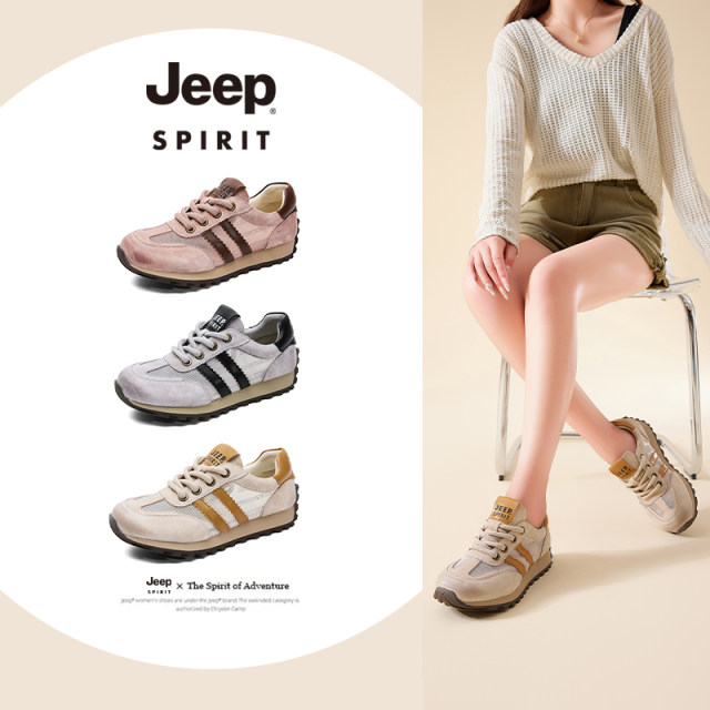 Jeep German training shoes for women 2025 new summer mesh breathable ...