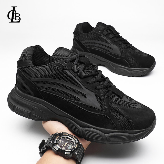 LCB inner height-enhancing mesh shoes men's 8cm summer breathable ...