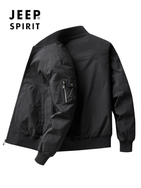 JEEP SPIRIT Spring and Autumn New Men's Ma1 Bomber Jacket American ...