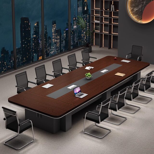 Office furniture conference room conference table long table simple ...