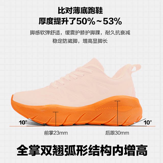 Professional running shoes for men and women in summer new breathable ...