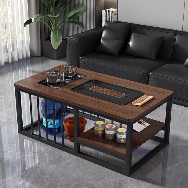 Tea table, tea brewing, tea table, living room, home small tea table ...
