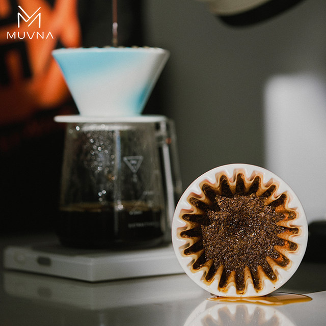 MUVNA drip type hand-brewed coffee filter cup cake filter cup ceramic ...