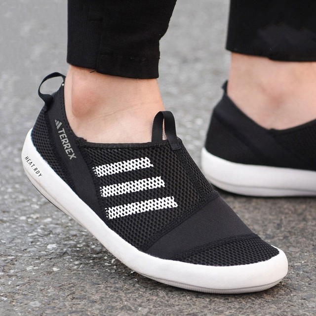 Adidas men's shoes 2025 summer new sports shoes mesh breathable water ...