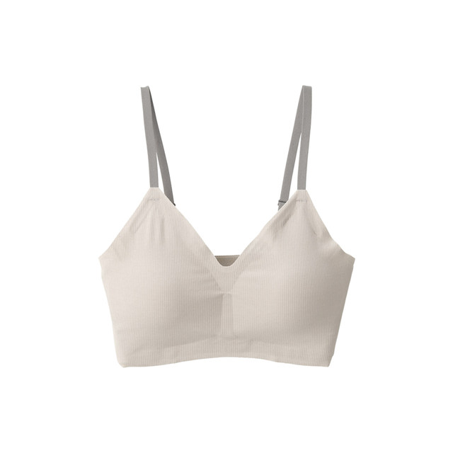 MUJI Women's Comfortable Rib Knitted Bra Underwear Women's Woman's ...
