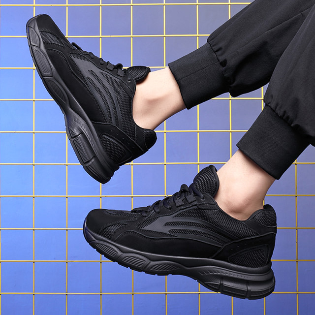 LCB inner height-enhancing mesh shoes men's 8cm summer breathable ...