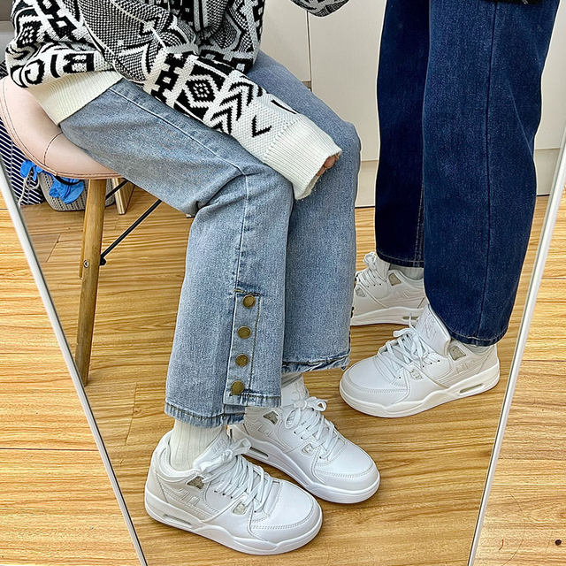 Couple shoes ins super popular men and women running sneakers thick ...