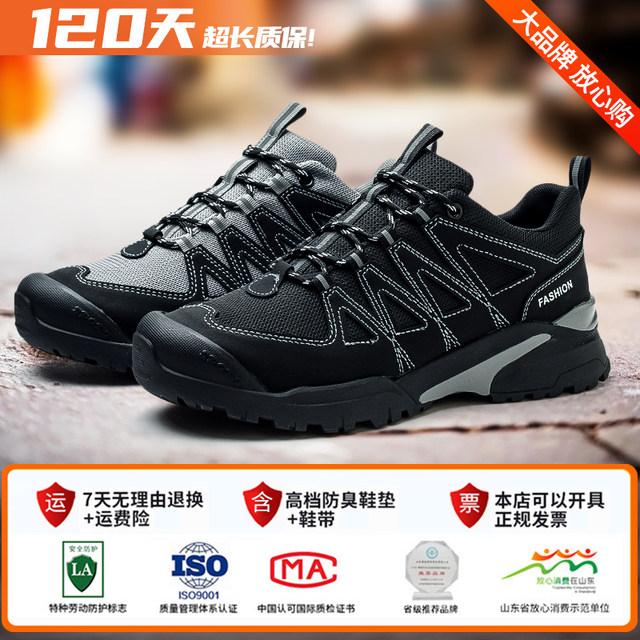 Dinggu labor protection shoes men's men's anti-smash and anti-puncture ...