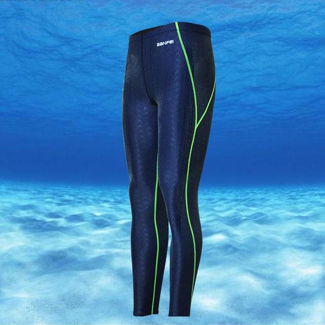 Quick-drying skin shark men's swimming sunscreen swimming trunks ...