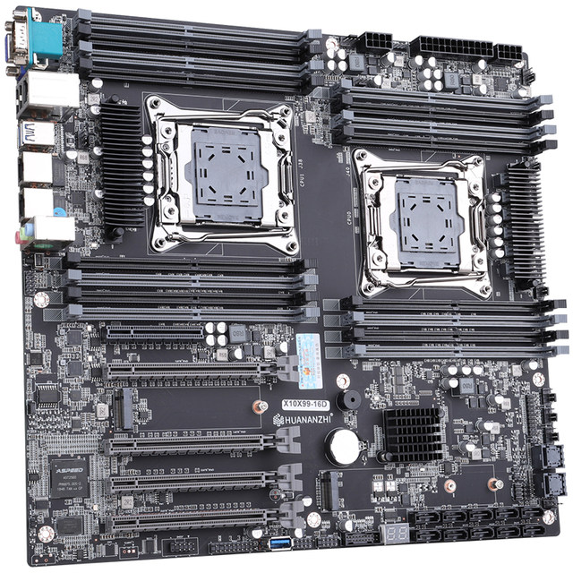 South China gold medal x99-16D dual-channel server motherboard ...
