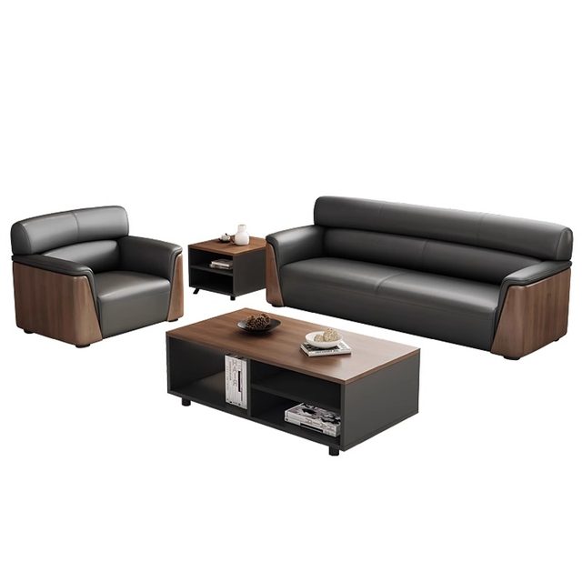 Office sofa simple modern business reception and reception new Chinese ...