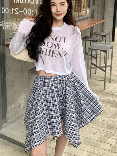 Women's 2025 new hot style loose fashionable blouse summer ootd wear ...