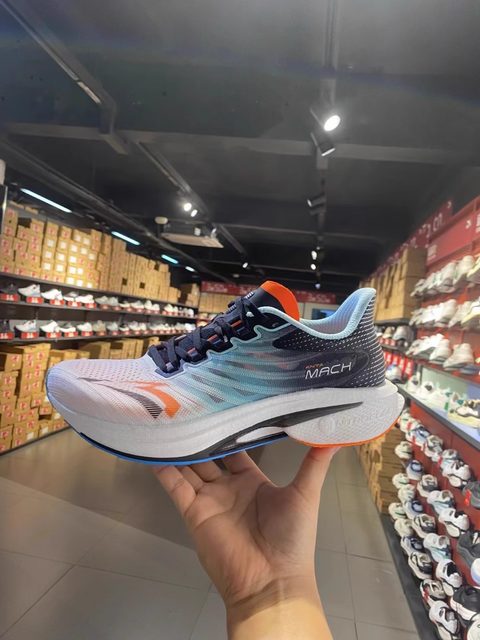 Anta Mach 4th generation running shoes men's nitrogen technology ...