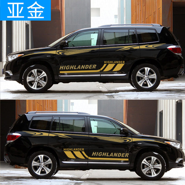 Special 10-22 Highlander stickers, bodies, flower stickers, Highlander ...