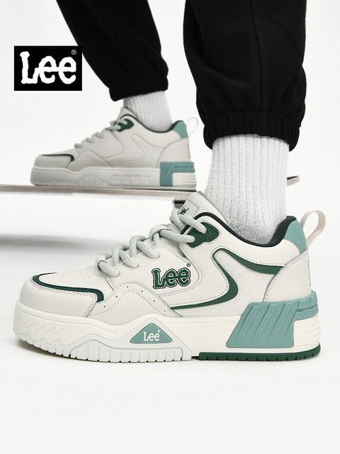 Lee shoes men's shoes 2025 new summer leather shoes men's thick-soled ...