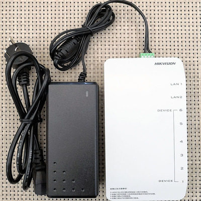 Hikvision Video Intercom 6-port POE decoder 606-N with power supply ...