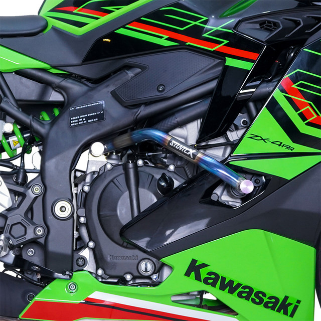 stuntcx guard bar Kawasaki ZX4RR titanium guard bar ZX4R Customized ...