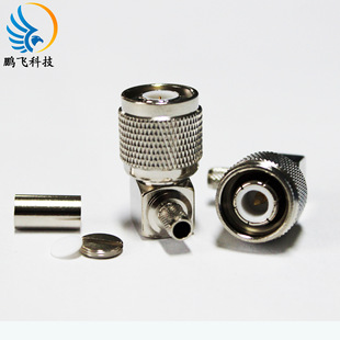 射频同轴连接器 TNC-C-JW3 厂家供应TNC弯公头接RG58线连接器-阿里巴巴