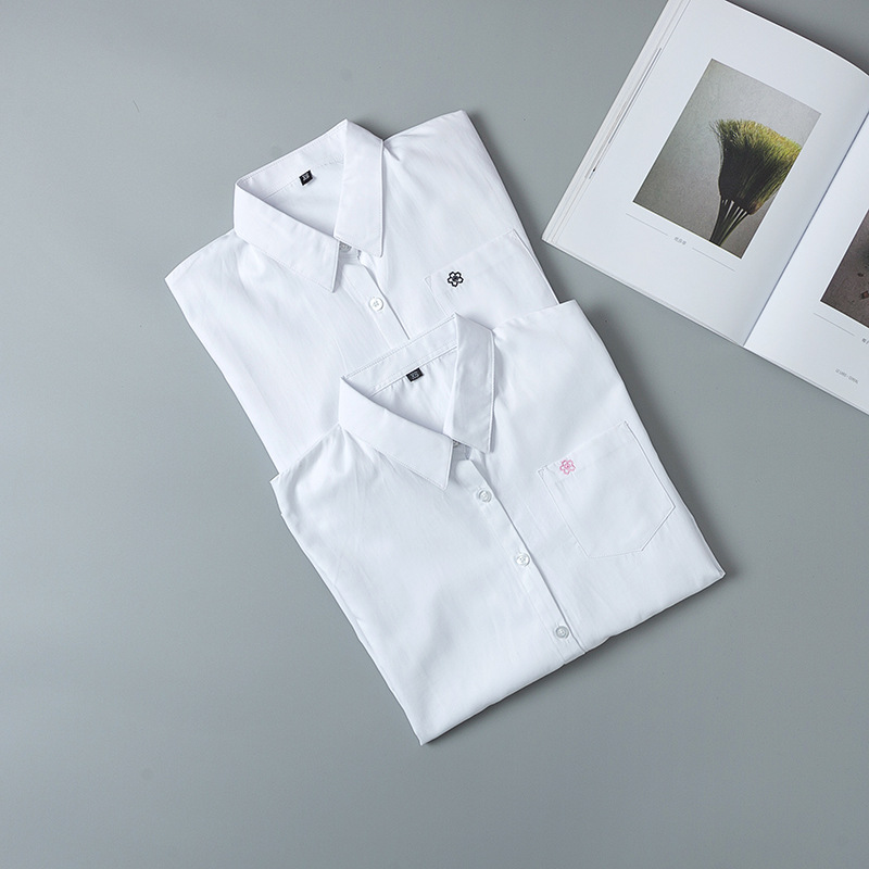 Spot Japanese Orthodox JK uniform long sleeve pointed collar shirt ...