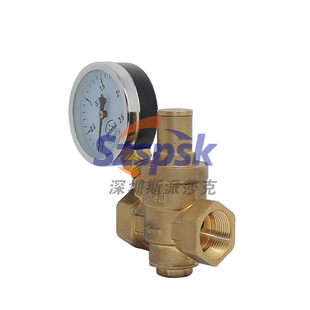 埃美柯黄铜丝扣螺纹带表水用减压阀Y11X-16T 永享 春江 杰克龙-阿里巴巴