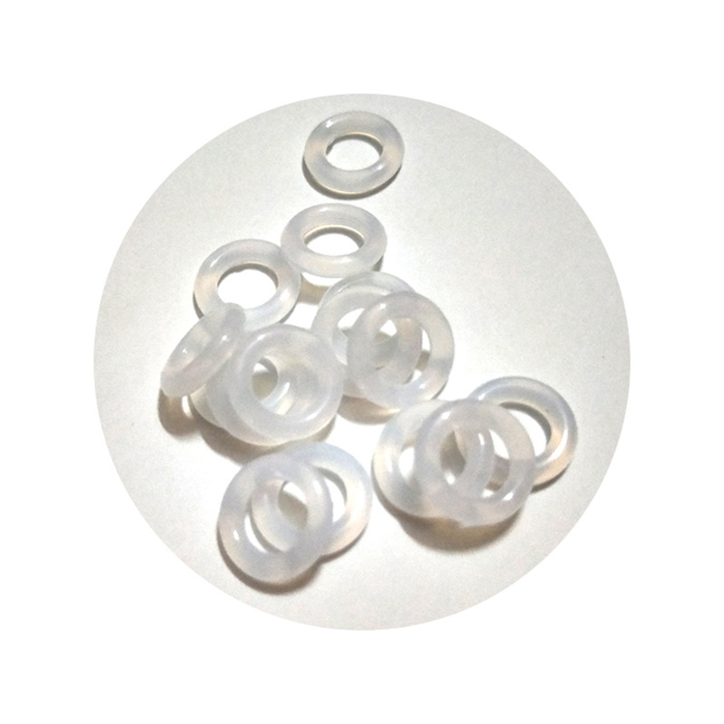 Factory waterproof transparent silicone O-ring rubber sealing ring food ...