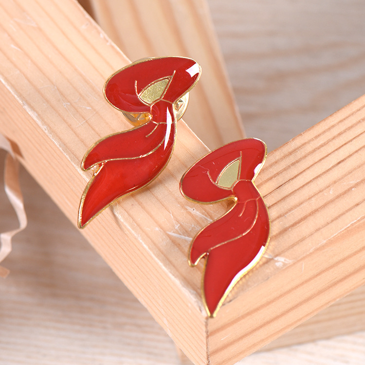 Red Scarf Badge Shanghai Young Pioneers Badge Baked Badge Middle School ...