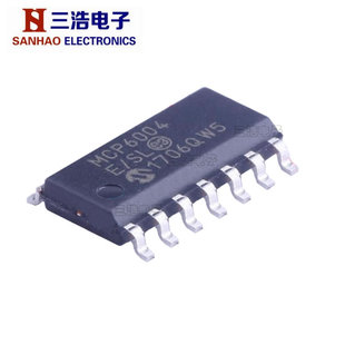 MCP6004T-E/SL美国微芯四通道低功耗轨对轨运算放大器集成电路IC-阿里巴巴