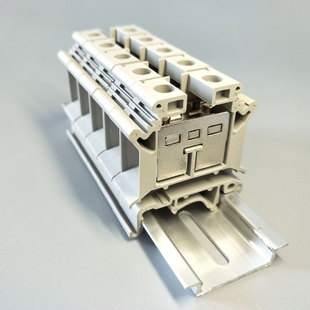 厂家直销导轨式电压接线端子UK25N纯铜件接线端子排UK-25N 25平方-阿里巴巴