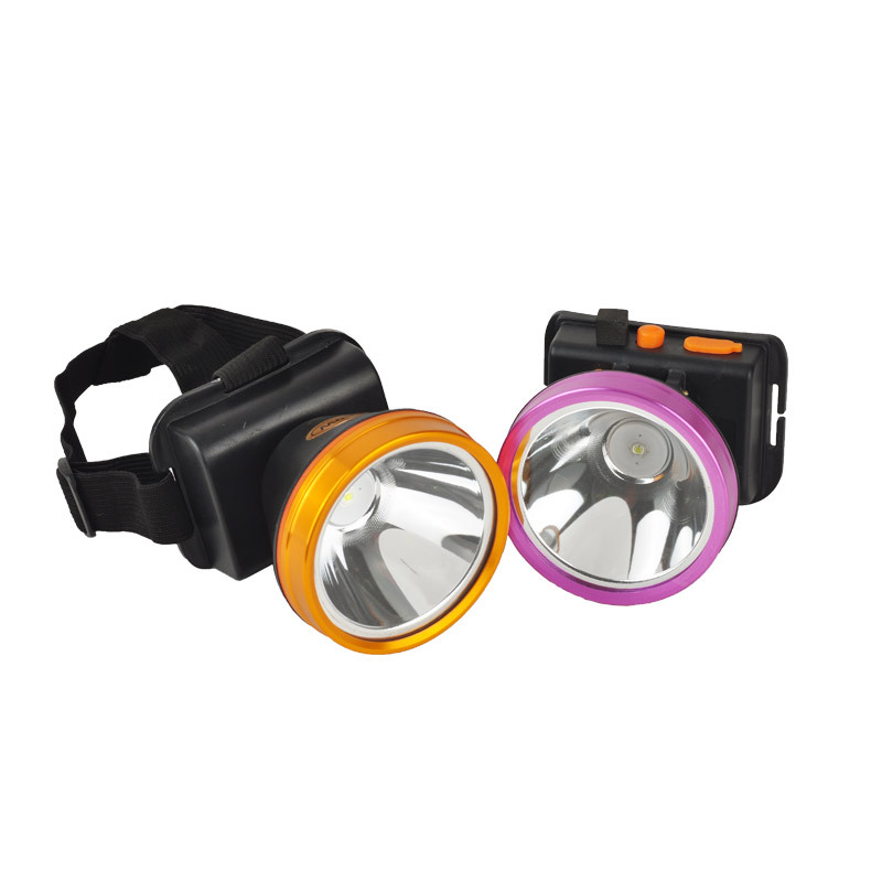 Promotional led bright headlight lithium rechargeable headlight long ...