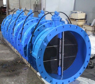 武工阀门HH49X-10Q球磨铸铁微阻缓闭消声蝶式止回阀DN400 DN350-阿里巴巴