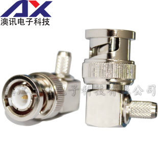 厂家销售BNC-C-JW3同轴连接器射频 BNC公弯头连接器接RG58电缆-阿里巴巴
