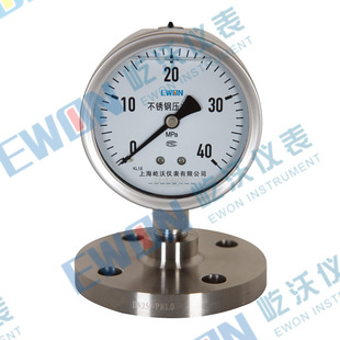 不锈钢隔膜压力表YTP-100BF法兰式安装隔膜表y100MF 耐震隔膜表-阿里巴巴