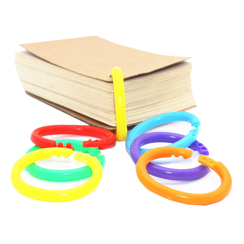 Yishen inner diameter 20 open ring plastic book ring card binding ring ...
