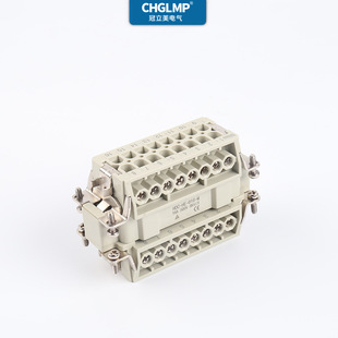 重载连接器航空插头HE-016M/F公母芯热流道矩形工业插头插座16A-阿里巴巴