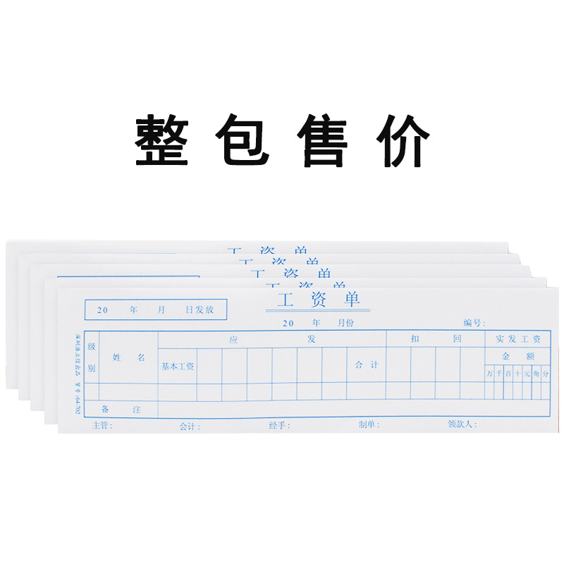 Haolixin 64-702 Salary Slip Salary Slip Salary Document Bill Salary ...