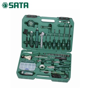 世达SATA新款 61件电讯维修套装带工具组套装工具箱 09536-阿里巴巴