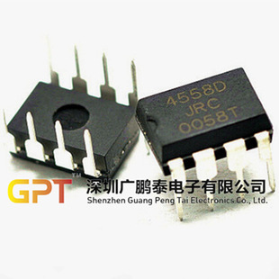 广鹏泰4558D直插DIP-8 JRC4558 sop-8双路运算放大器 全新可直拍-阿里巴巴