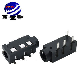 PJ-320D插脚 3.5耳机插座 pj320d贴片 PJ320四脚插座-阿里巴巴