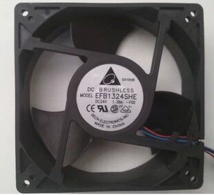原装台达 EFB1324SHE 24V 1.38A 12738散热风扇工业变频轴流风扇-阿里巴巴