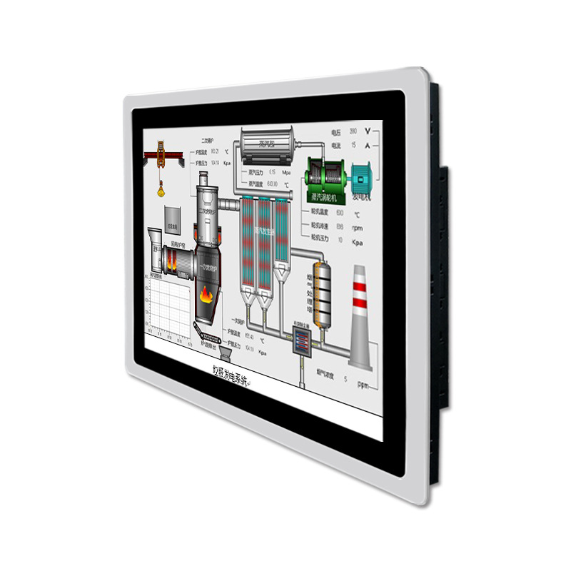 Industrial electronic flat panel touch all-in-one industrial computer embedded capacitive touch ...