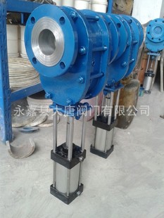 Z644H-10C 气动闸阀 硬密封出料阀 金属密封双闸板阀 气动出料阀-阿里巴巴